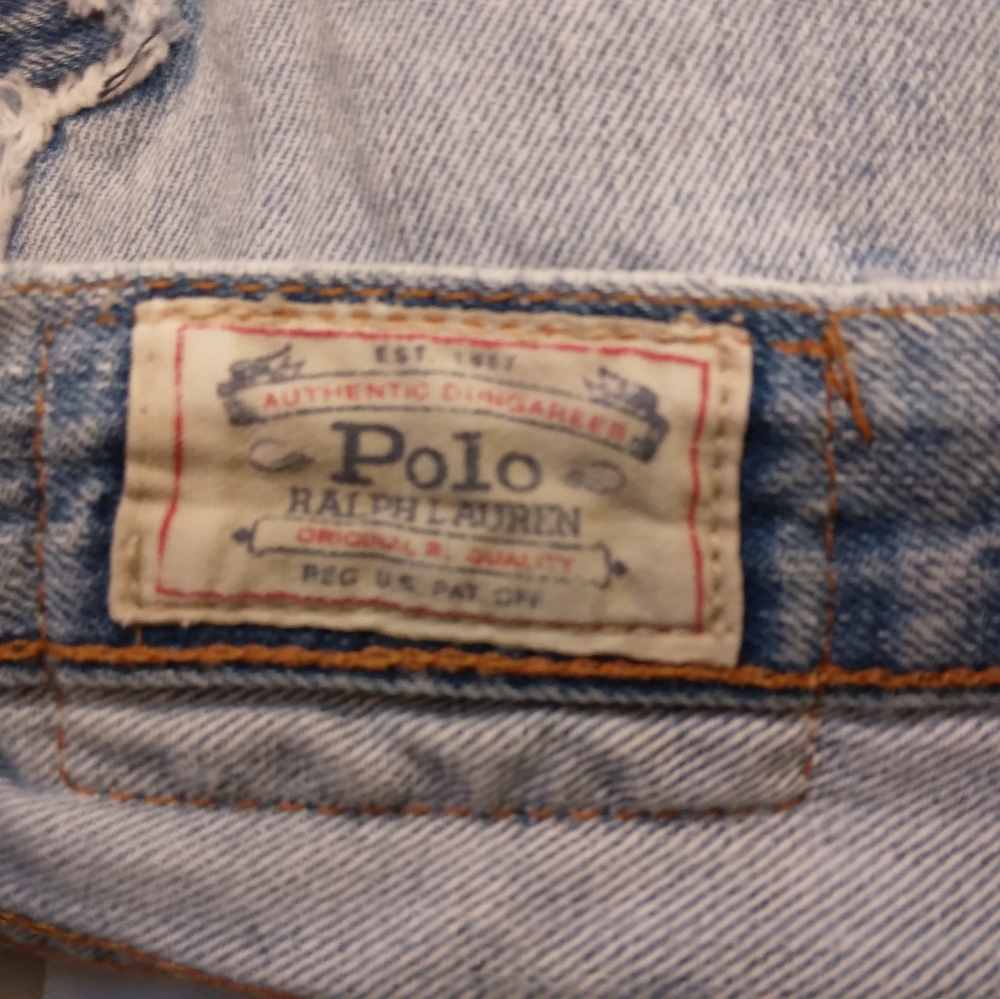 Polo Ralph Lauren Crosby Short White Wash Distressed … - Gem